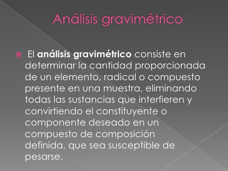 El análisis gravimétrico - Escuelapedia - Recursos Educativos
